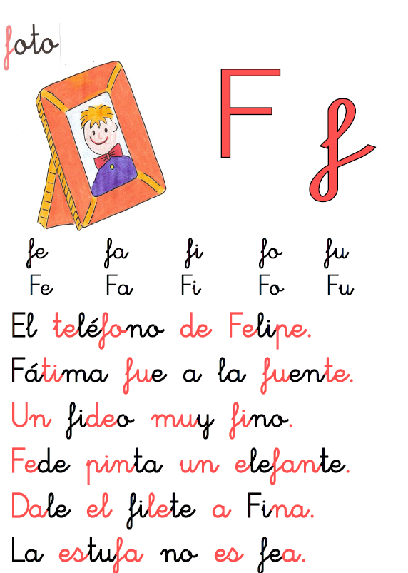 APRENDEMOS JUNTOS: Fonema F