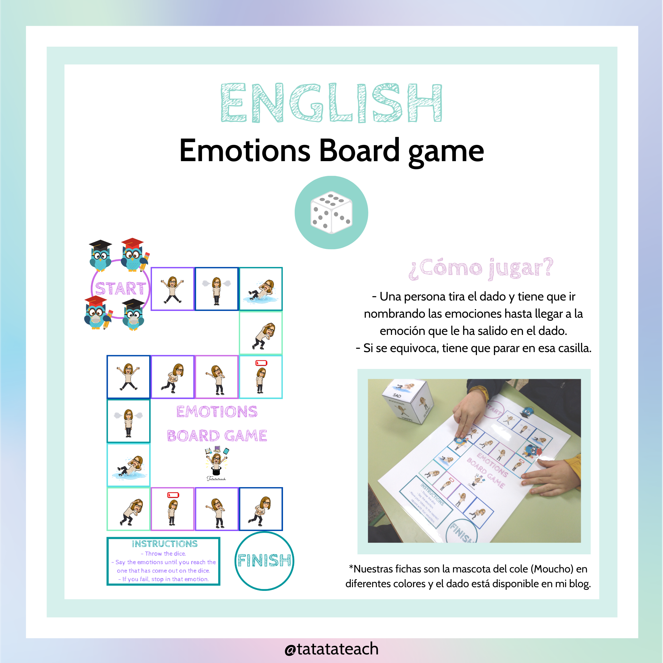 Emotions Board game (descargable gratuito)