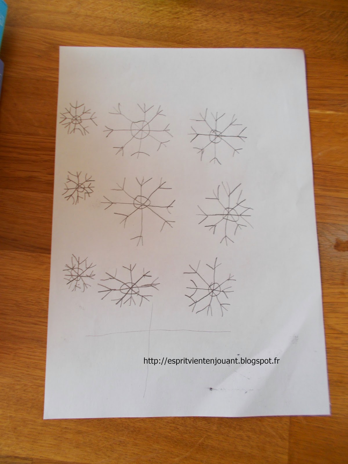 L'esprit vient en jouant: Faire danser des flocons de neige