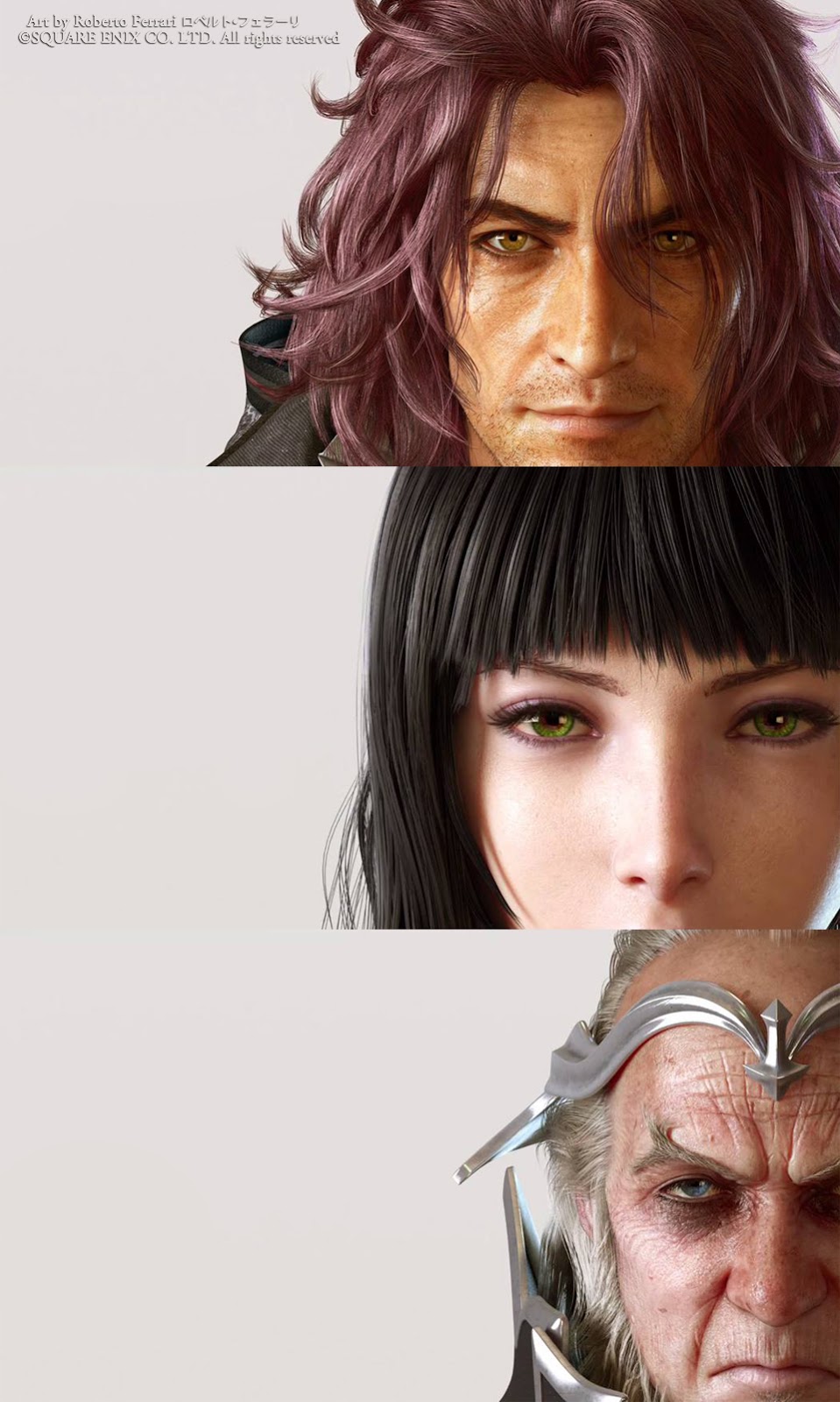 Daft Bunziblogger: FINAL FANTASY XV CHARACTER DESIGN BY ROBERTO FERRARI ...