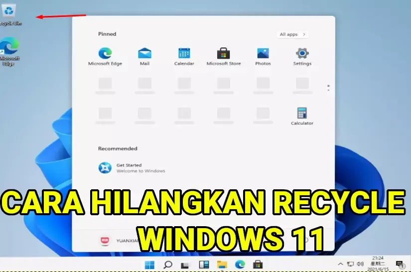 Cara Terbaru Menghilangkan Recycle Bin Pada Windows 11 2024 - KOMPUTERX