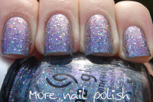 China Glaze Prismatic - Liquid Crystal - pimped ~ More Nail Polish