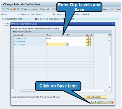 How To Create Derived Roles in SAP