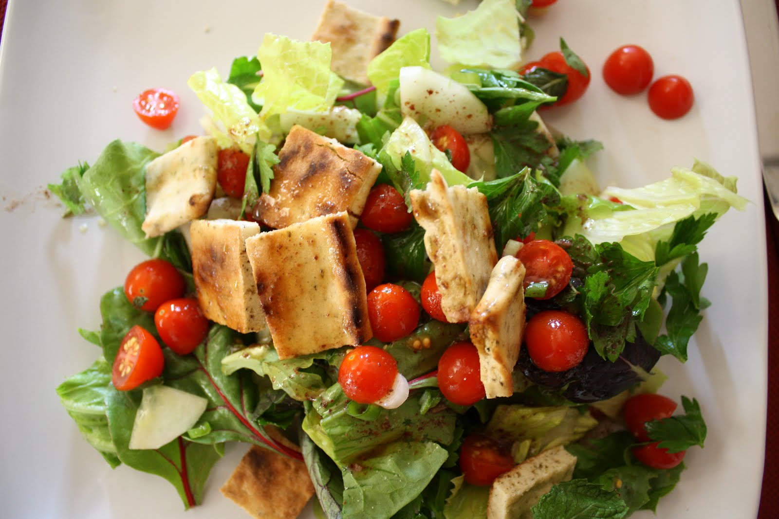 Lactose-Free Girl: Fattoush Salad