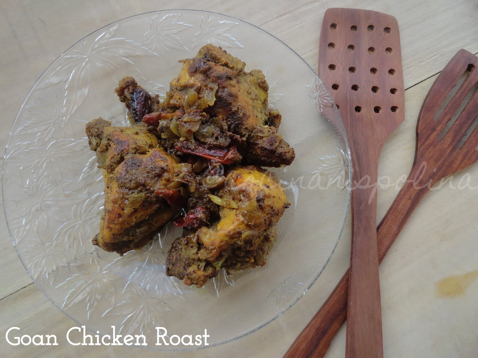 Cocinanispolina: {Recipe}Goan Chicken Roast