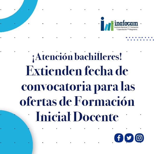 CONVOCATORIA A BECAS INAFOCAM