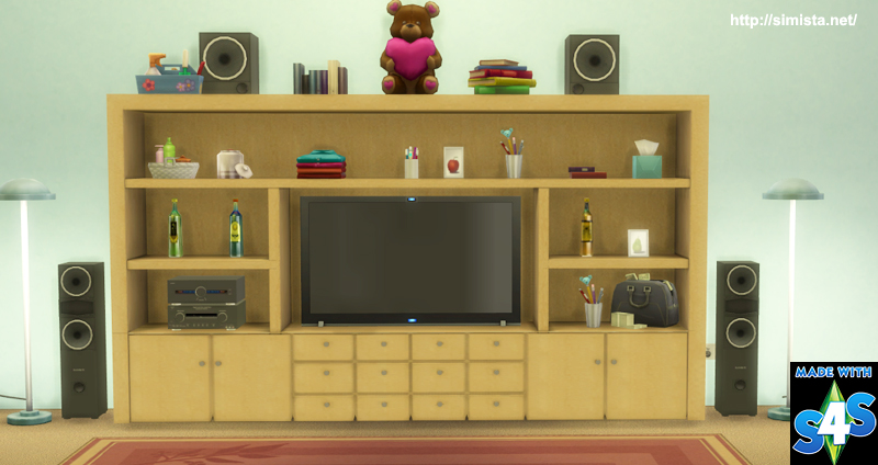 Simista A little sims 4 blog : The Kahuna TV Cabinet