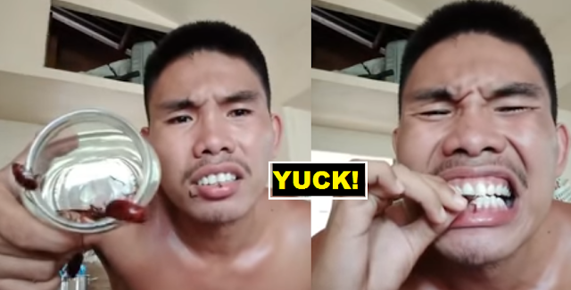 Mukbang: Filipino man eat live cockroaches went viral - Where In Bacolod