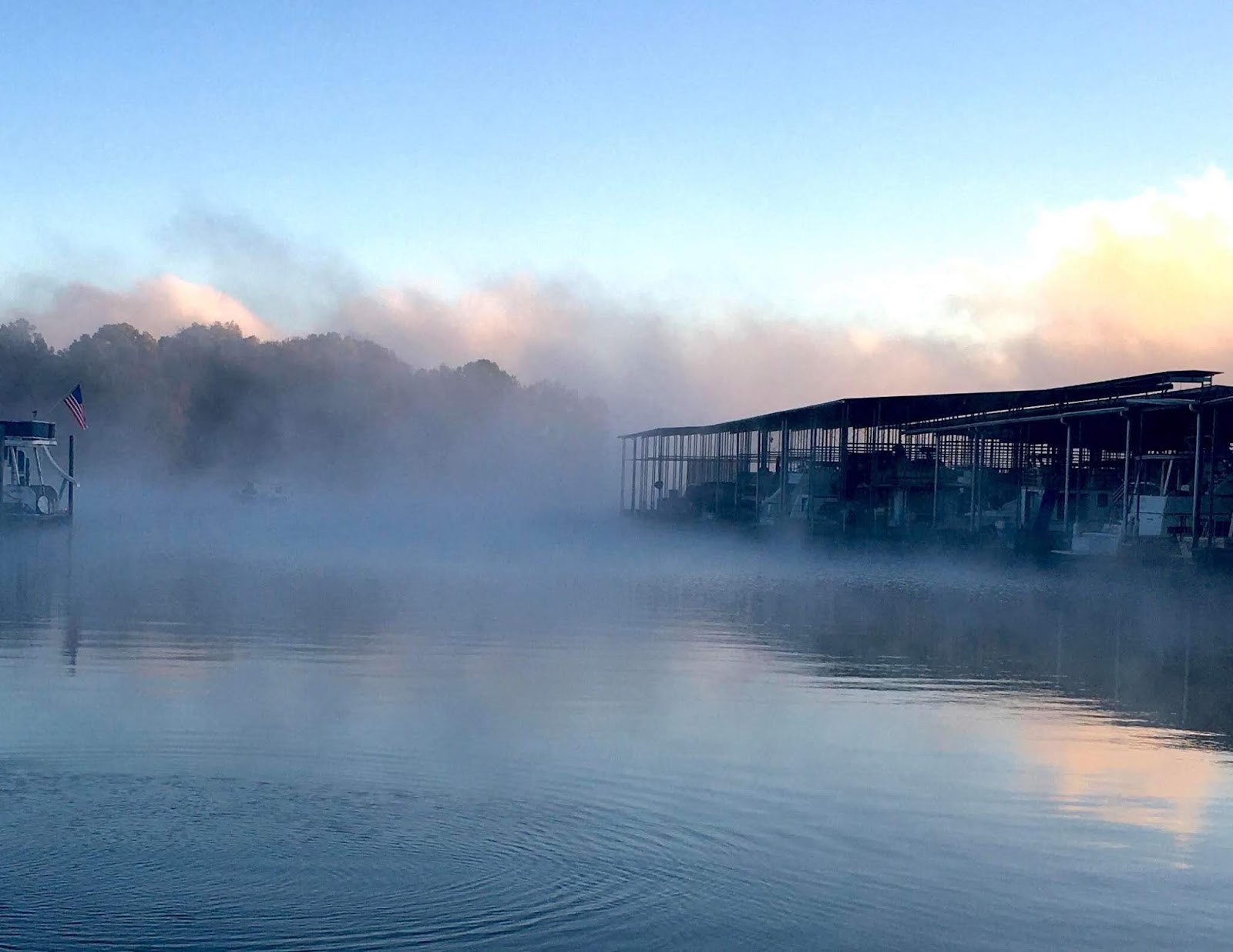 Paris Landing Tourism League: Fall Morning At The Paris Landing Marina