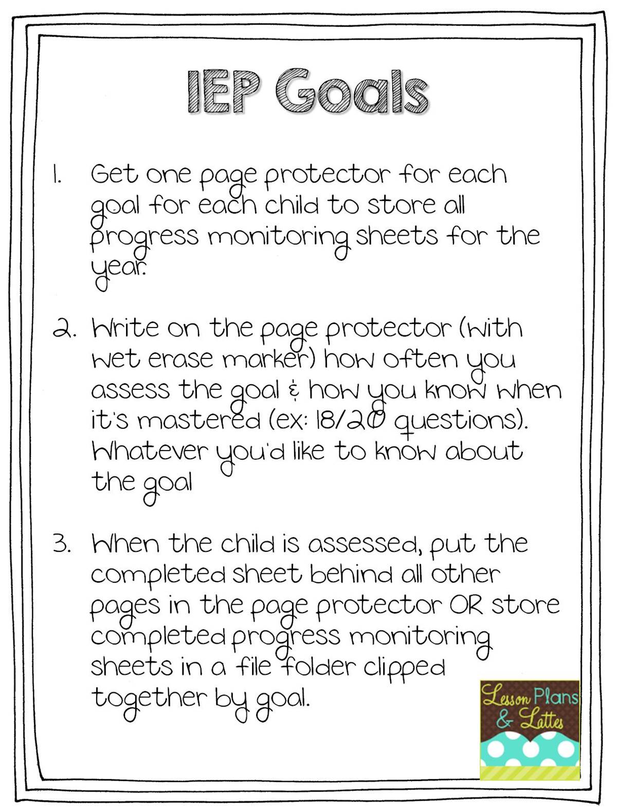 Organizing Student Files | Lesson Plans & Lattes