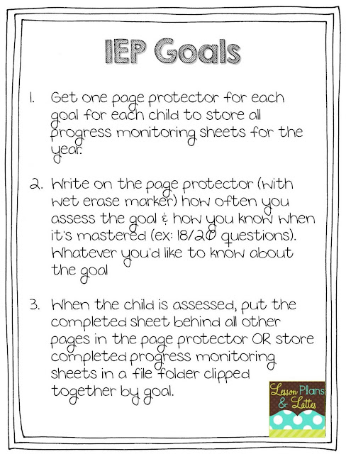 Organizing Student Files | Lesson Plans & Lattes