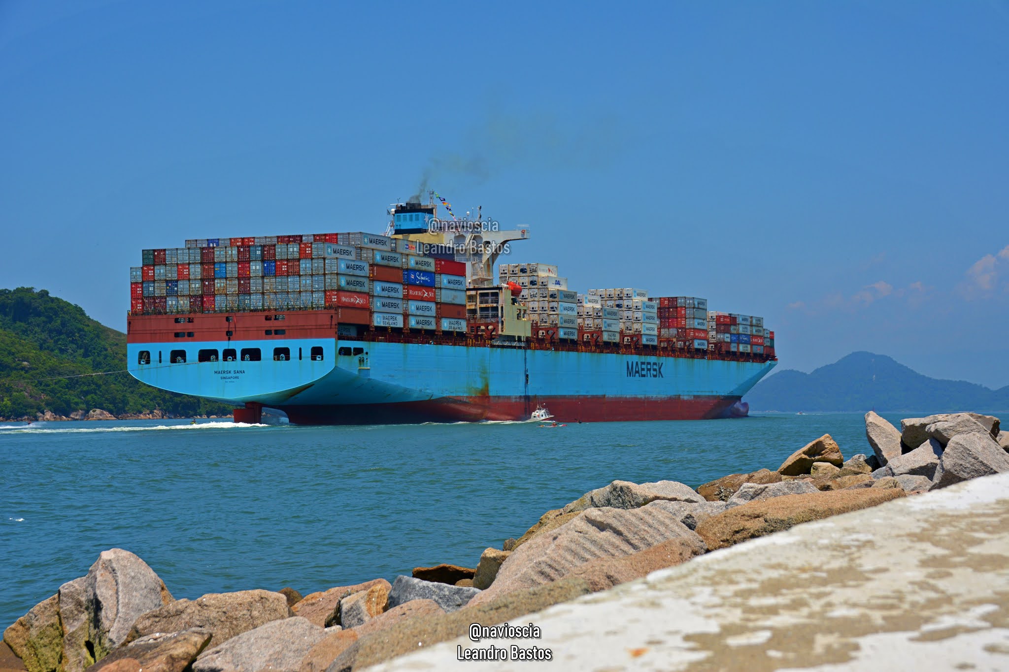 Navios de Santos & CIA: Navio MAERSK SANA