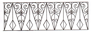 Mengambar Ornamen Tumpal