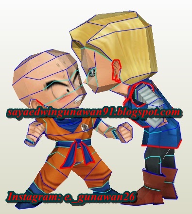 Dragon Ball Chibi Android 18 Krilin