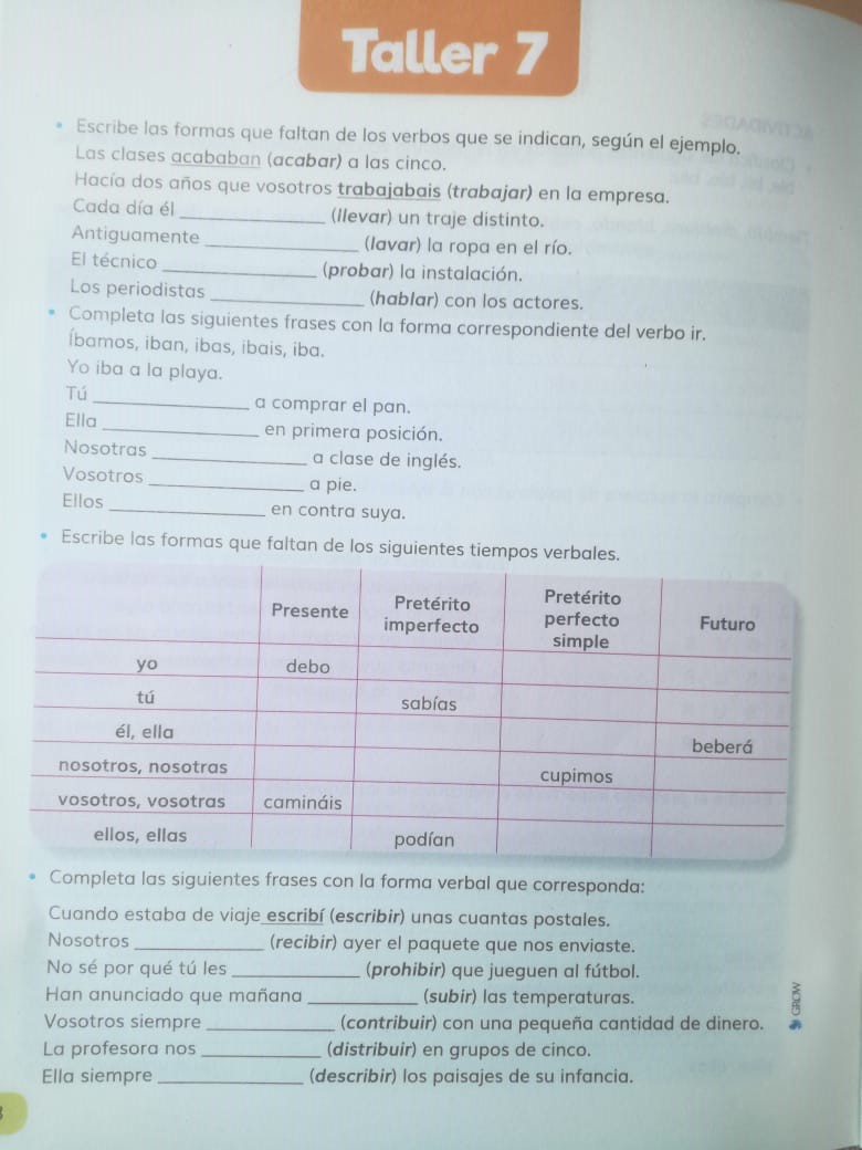 ACTIVIDADES GRADO QUINTO: ACTIVIDADES SEMANA 23