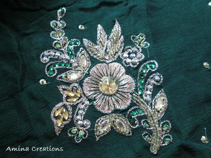 AMINA CREATIONS: CHAMKI, MOTI AND LADI EMBROIDERY DESIGNS