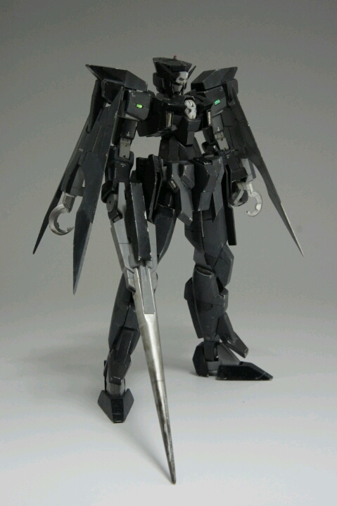 HG 1/144 Gundam AGE2 Dark Hound (stealth armor equipment) Custom Build