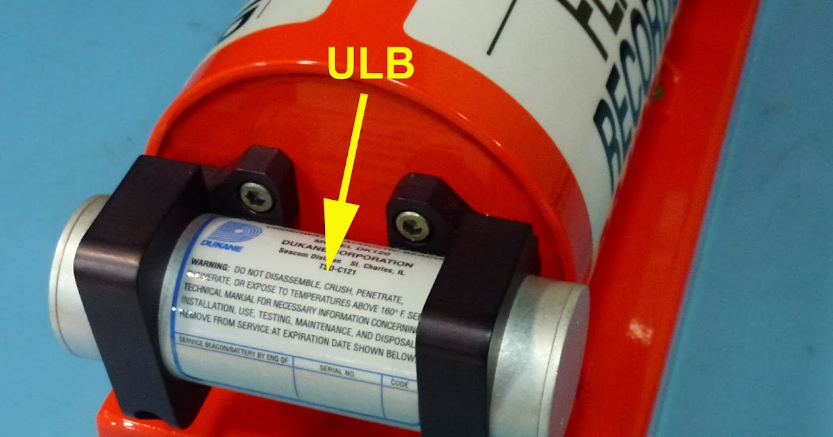SSB VISION: SSB Awareness Series: What is ULB in airplanes?