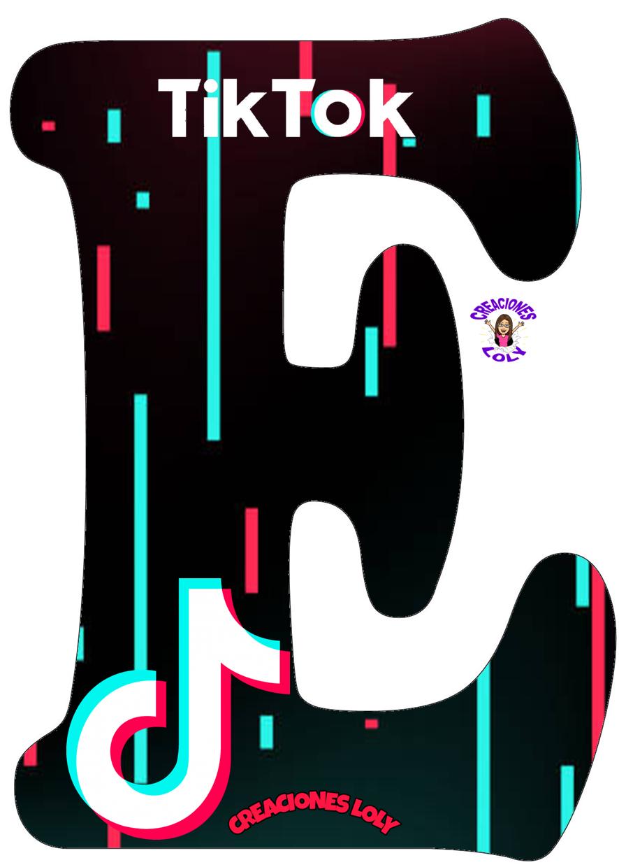 Creaciones Loly: Abecedario Tik Tok
