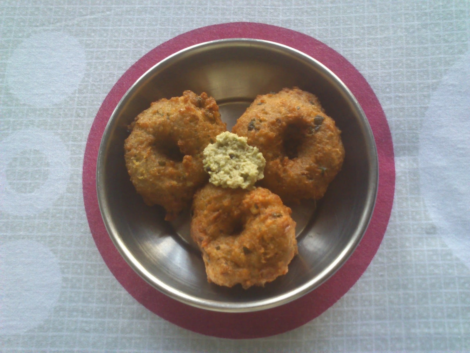 food with thought : Mixed Dal Vada(mixed lentil fritters)
