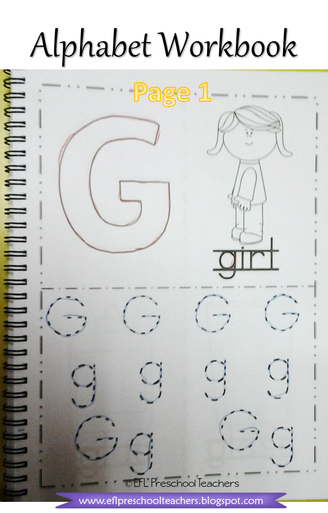 EFL Elementary Teachers: Alphabet Workbook or Worksheets and more for ...