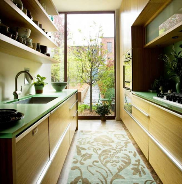 16 Idéias para Cozinhas Compridas e Estreitas