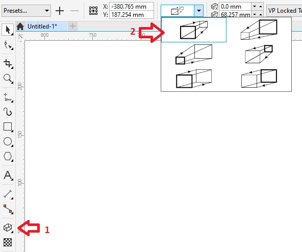Membuat Text 3D di Corel Draw - kamargrafis
