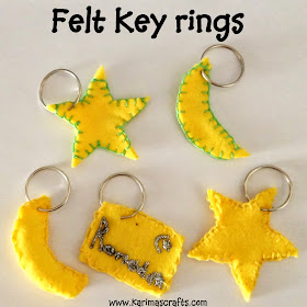 Karima's Crafts: Felt Key Rings - 30 Days of Ramadan