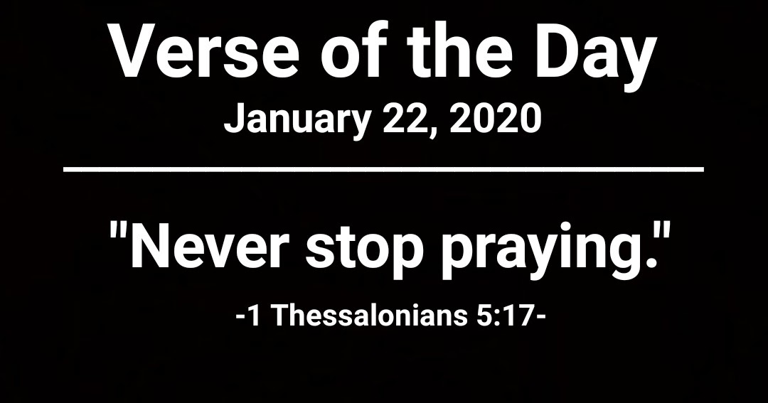 Verse of the Day: January 22, 2020 ~ Spiritual Inspiration