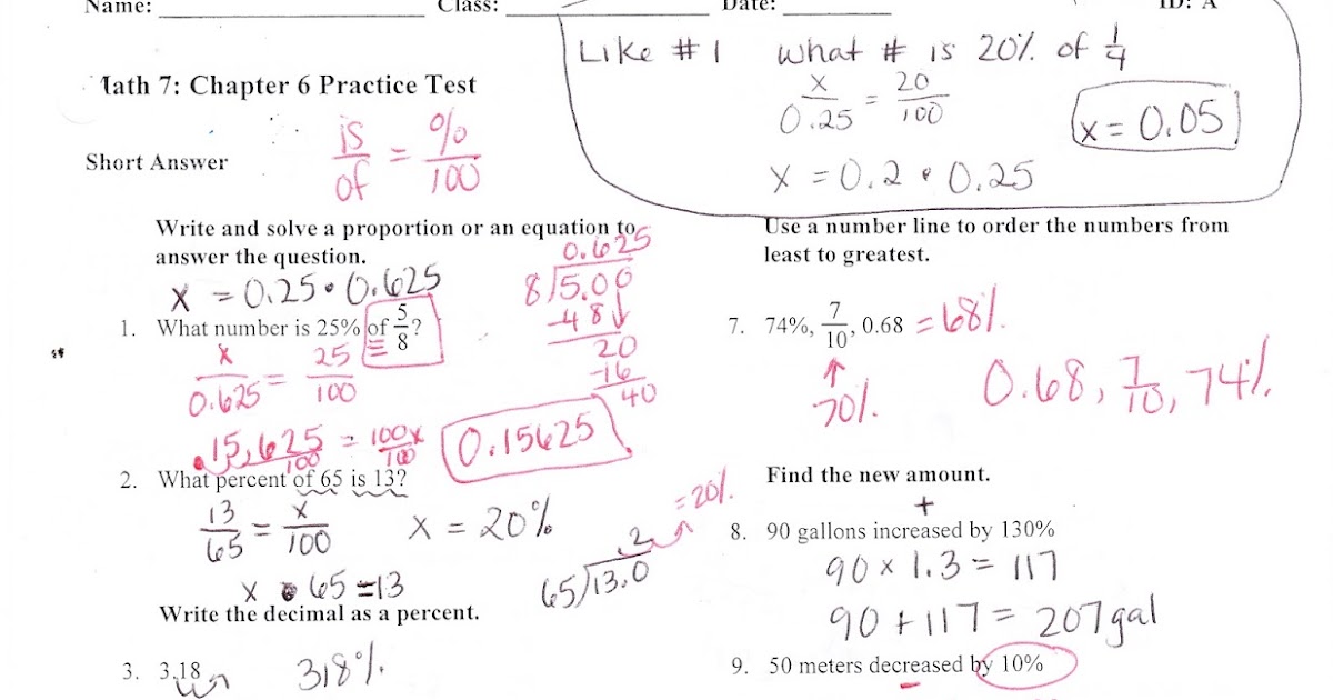 Ms. Jean's Classroom Blog: Chapter 6 Practice Test Answers