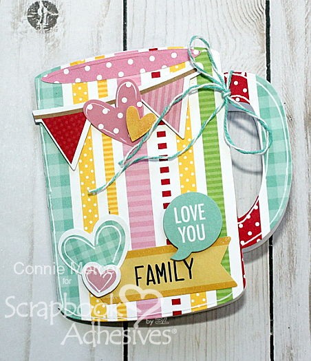 crafty goodies: Coffee Mug Gift Card Holders with Scrapbook Adhesives ...