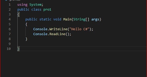 Introduction of C# | First C# Program | C# Vs Java | ~ Computer ...