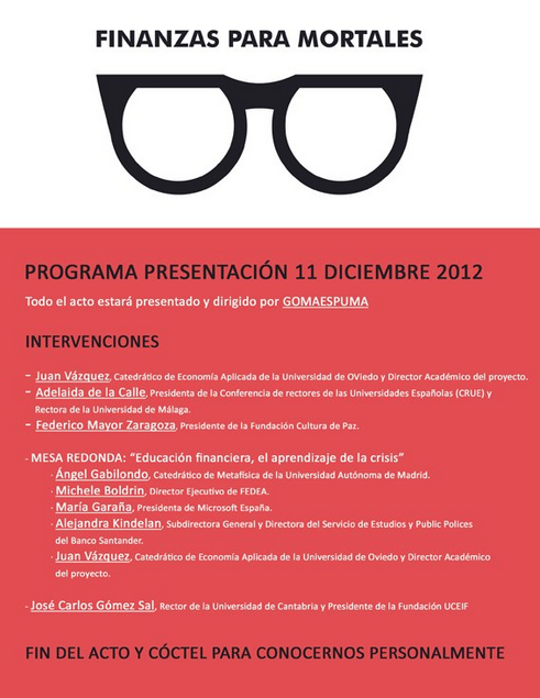 #siemprendemos: Presentación de Finanzas para mortales