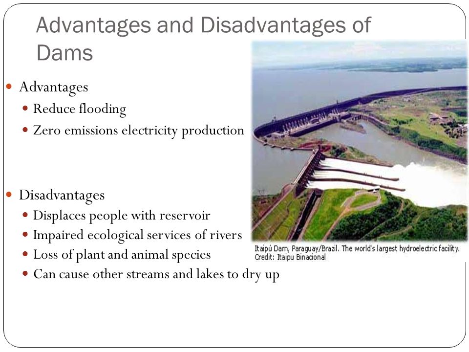 vuyvidz: Advantages & Disadvantages of Dams