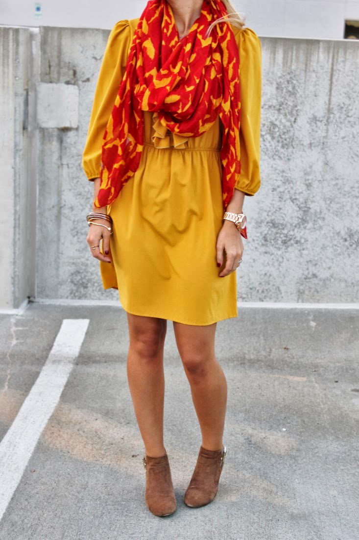 Bedazzles After Dark: Game Day Outfit: Florida State Scarf