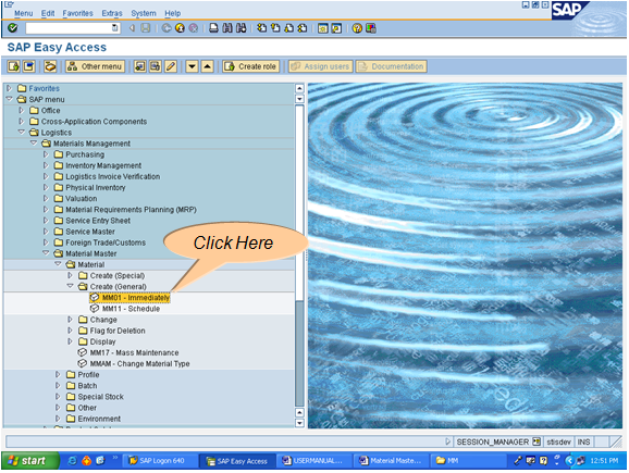 Free SAP Training Manuals: SAP User manual - Material Master