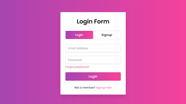 Top 10 Best Free HTML & CSS Login Form Templates
