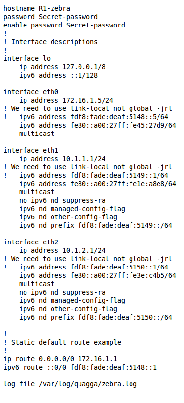 The Anorak's Technology Notes: Dual-Stack OSPF Routing with Quagga