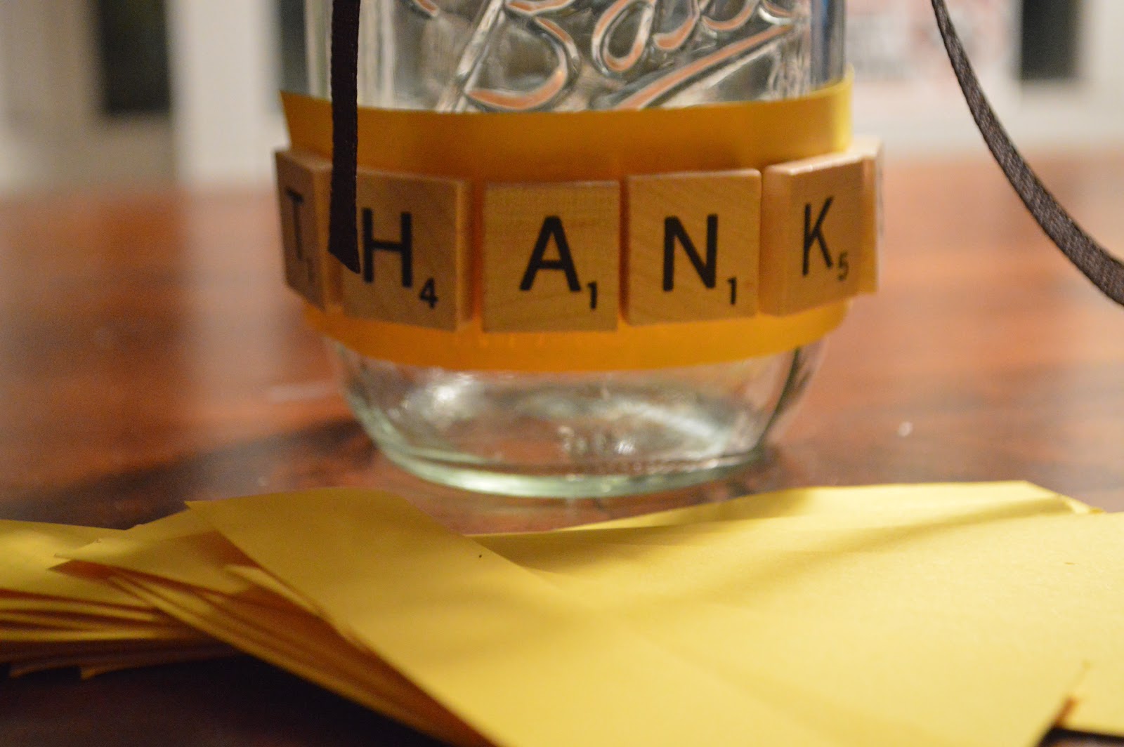 "Thanks" Jar - The Samantha Show- A Cleveland Life + Style Blog