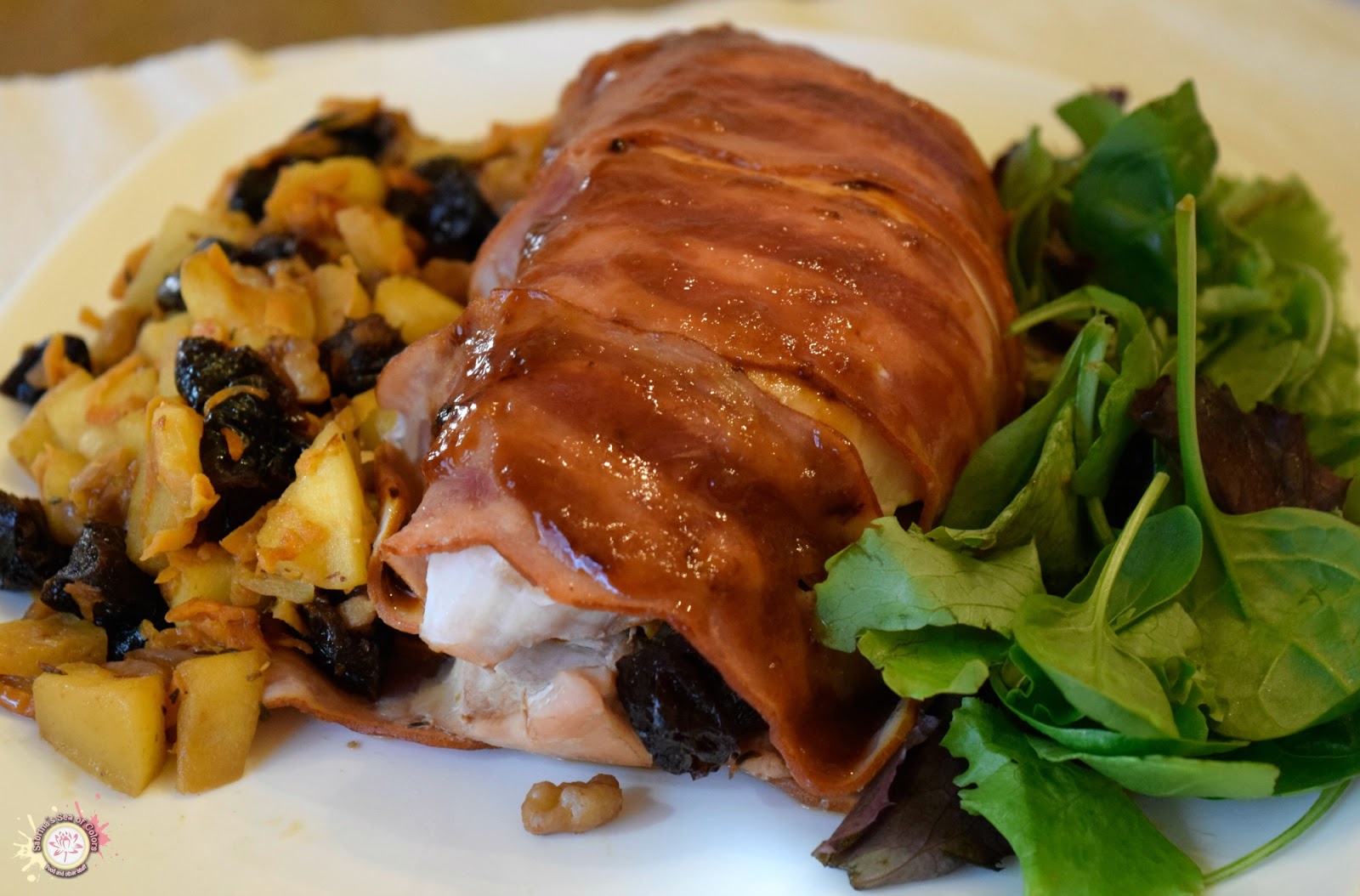 Pechuga de pavo rellena - Sabrina´s Sea of Colors