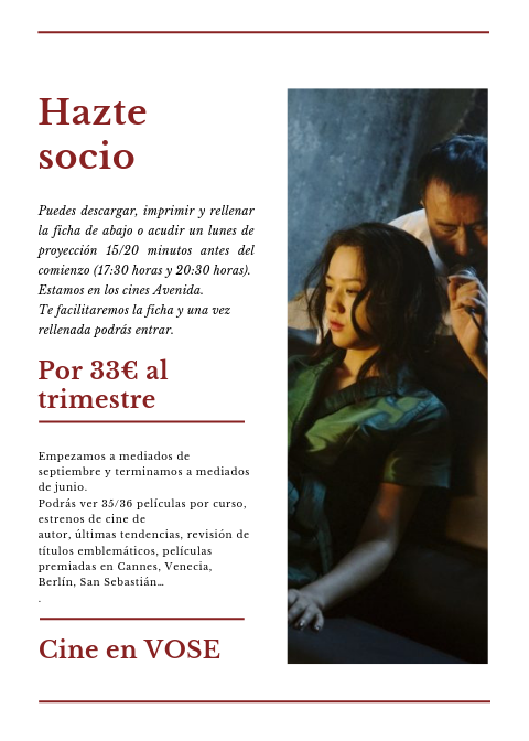 Notas sobre nuestro cinematografo: ¿Quieres hacerte socio?