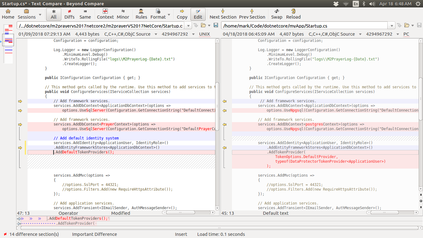 Marks Musings Aspnet Core 2 With Postgresql On Linux Part 10 Program Startup Appsetting