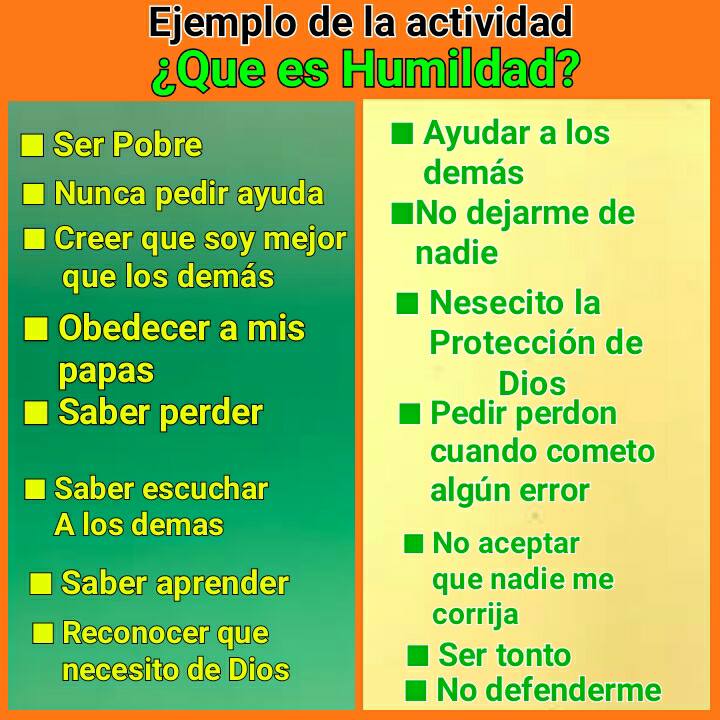 GF Teen Mexico: Recurso y Actividad :) Tema: #humildad.