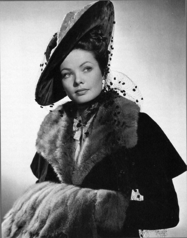 40 Wonderful Vintage Portrait Photos of Gene Tierney, One of Hollywood ...