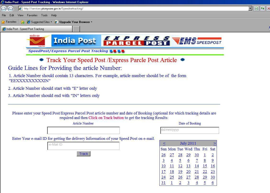 Track Your Speed Post Express Parcle Post Article Online Indian Post track-your-speed-post-express-parcle-post-article-online-indian-post