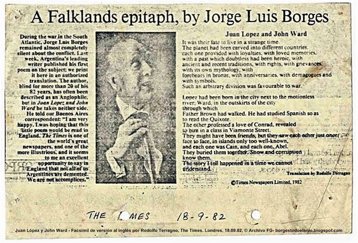 Borges todo el año: Jorge Luis Borges: Juan López y John Ward