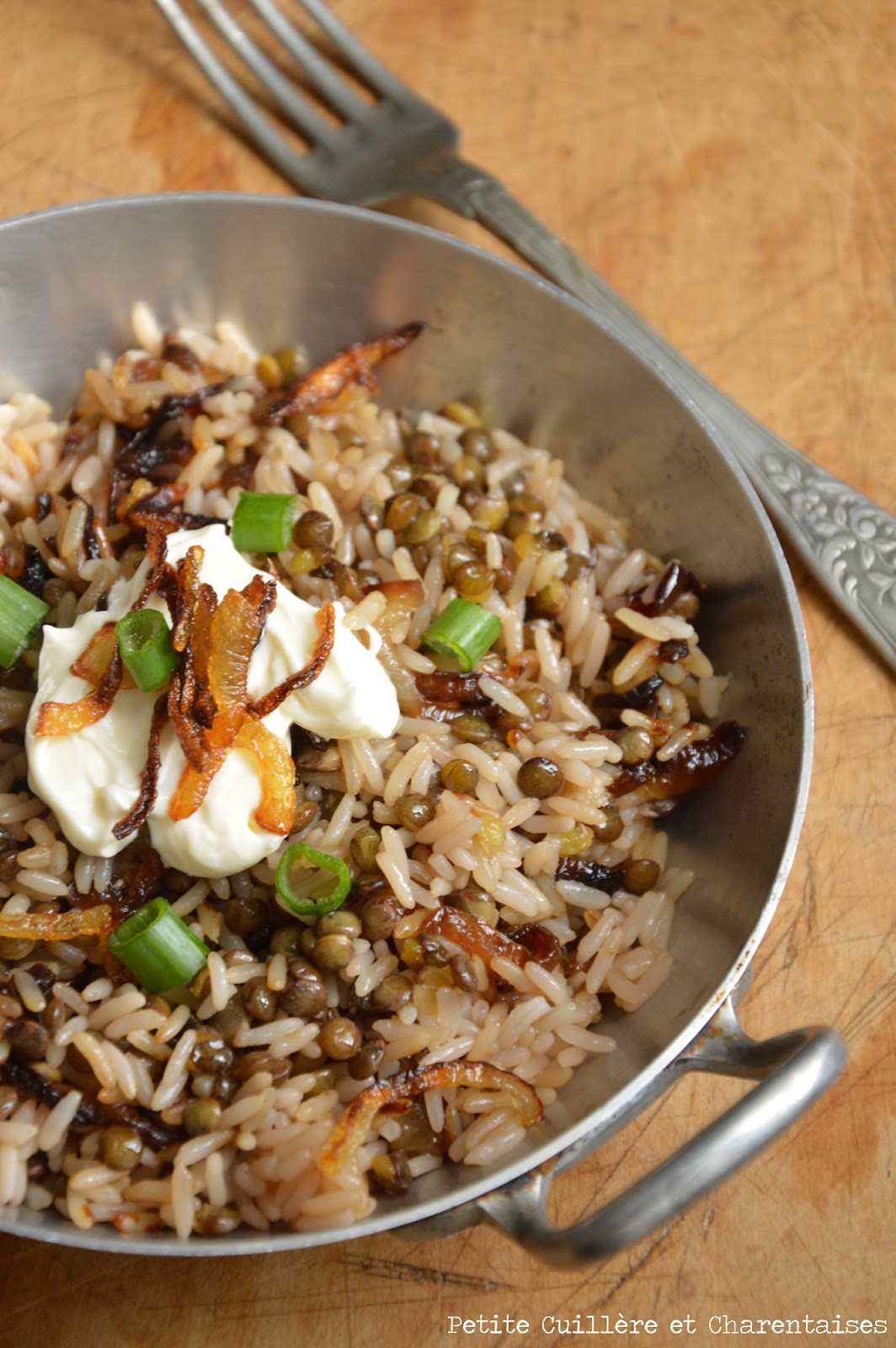 Petite Cuillère et Charentaises: Mujaddara ou Riz aux lentilles {Liban ...