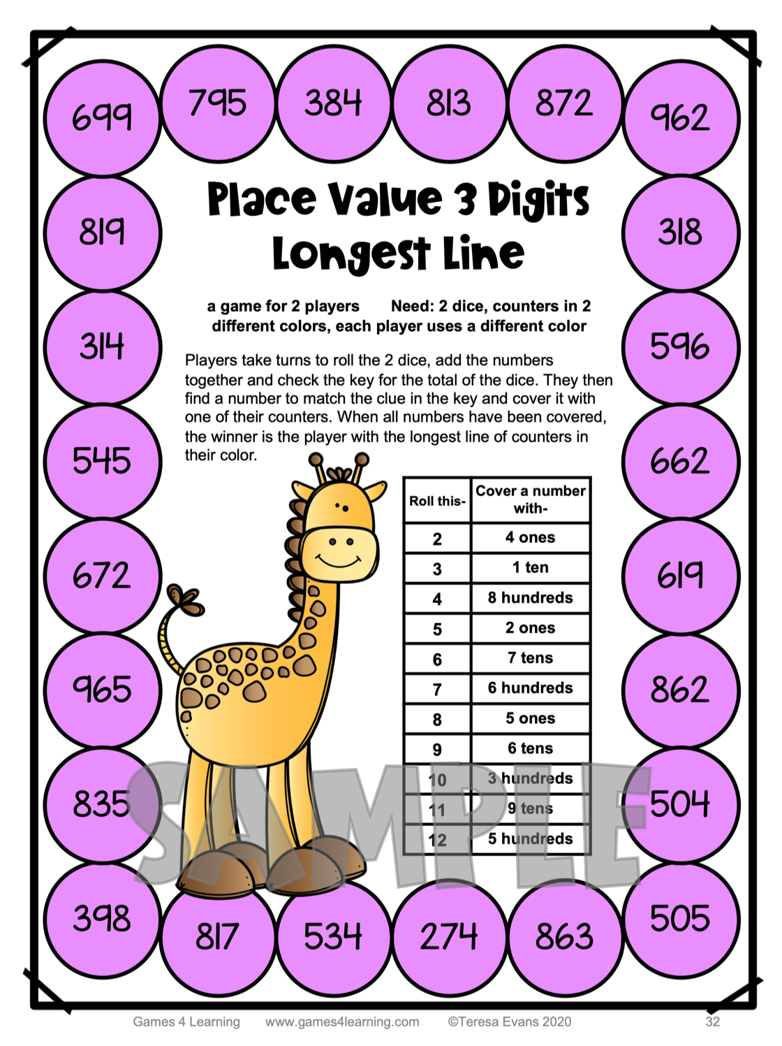 Fun Games 4 Learning: 50 Free Math Games