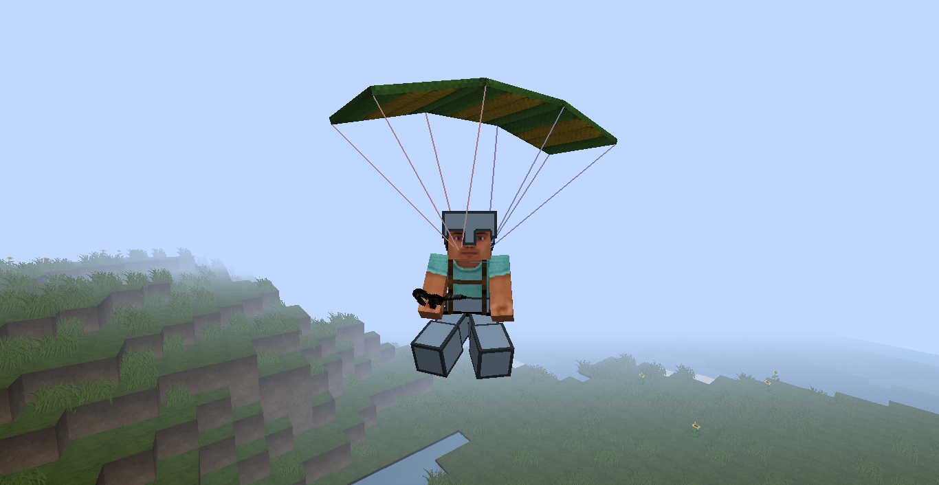 Parachute Mod for Minecraft 1.6.4 ~ SalseroCraft MODS