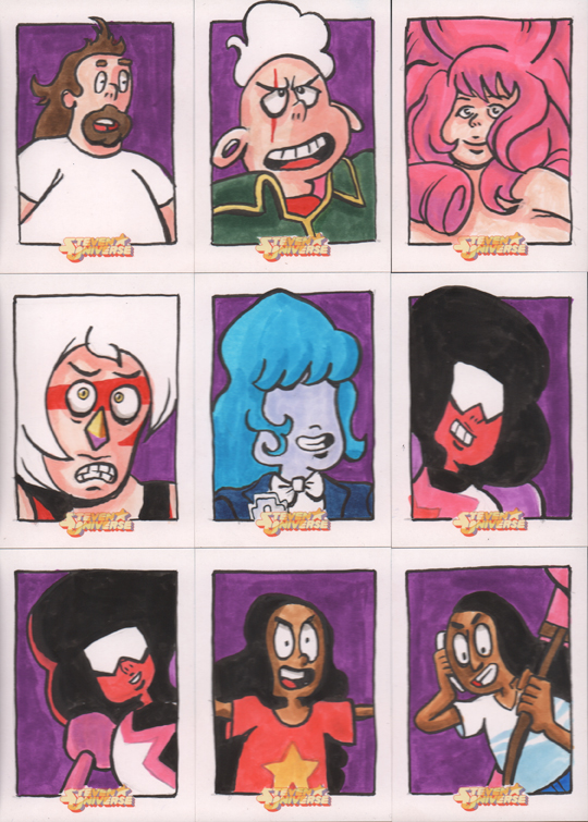 Tattooed Sky: Steven Universe Sketch Cards